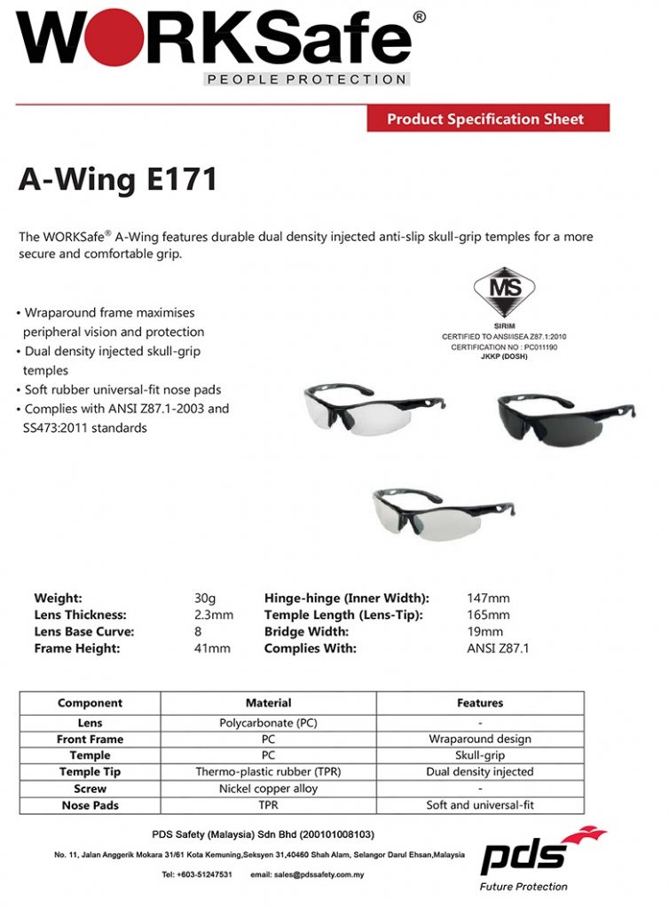 WORKSafe® A-WING E171 – Prima Dinamik